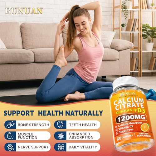 Calcium gummies for daily nutrition