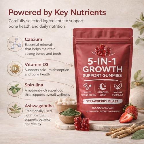 Calcium gummies for daily nutrition