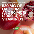 Calcium gummies for healthy teeth support