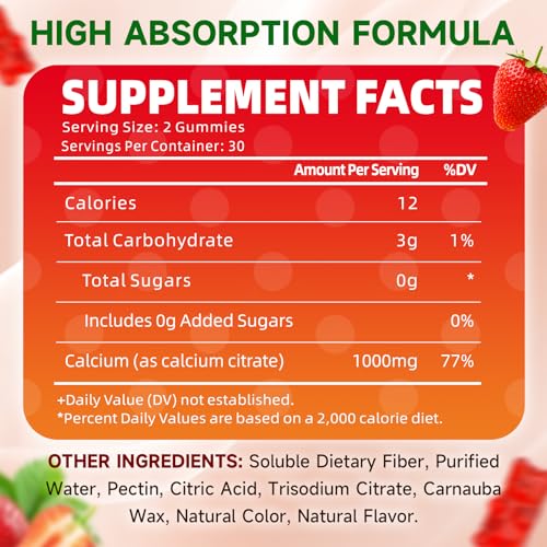 calcium gummies for kids and adults