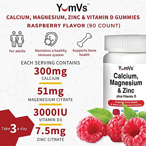 Calcium gummies for men and women