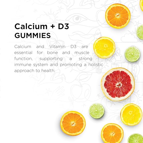 Calcium gummies for muscle health