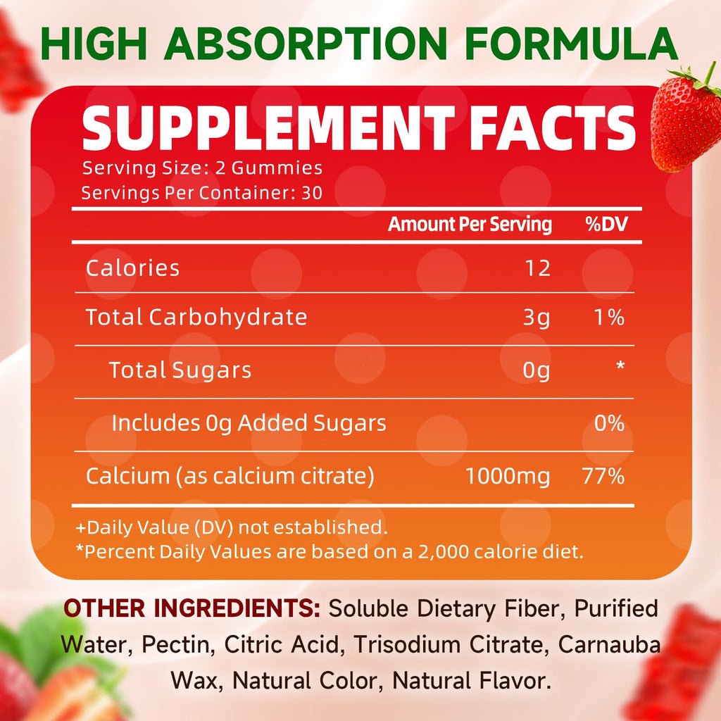 calcium gummies for muscle health