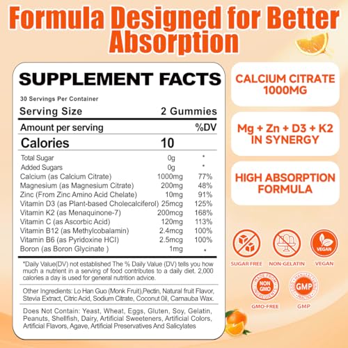 calcium gummies for strong bones