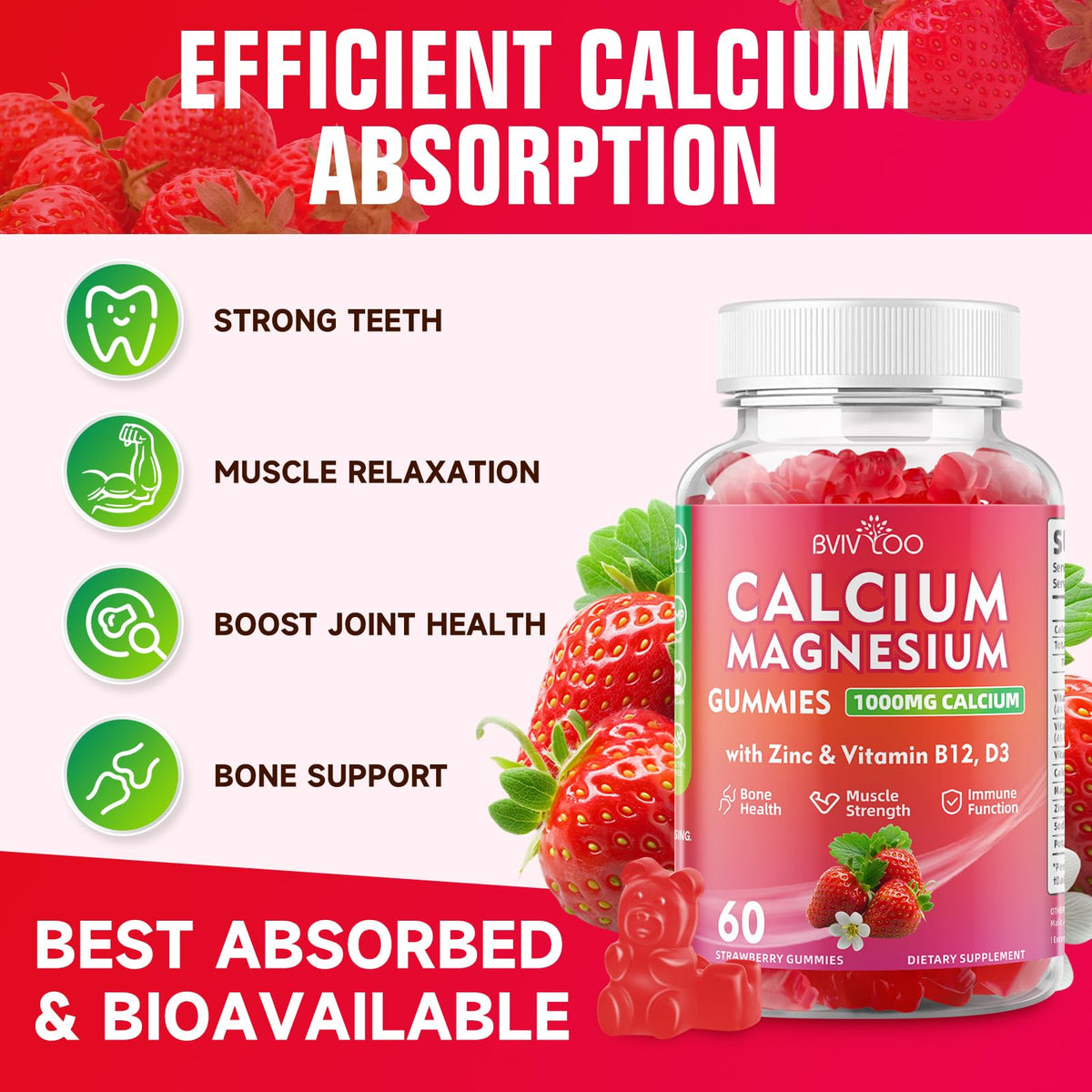 calcium gummies for strong bones