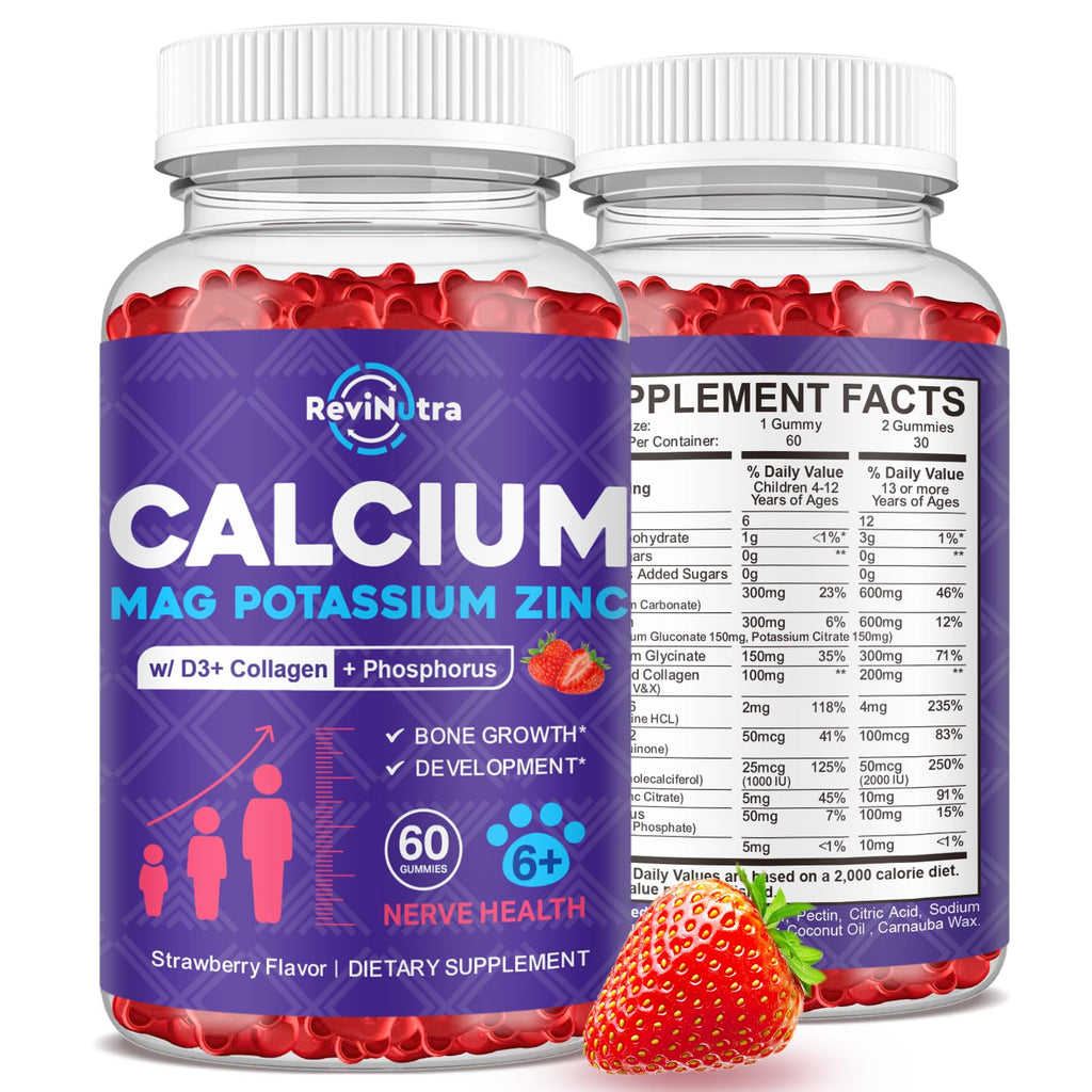 Calcium gummies for strong bones