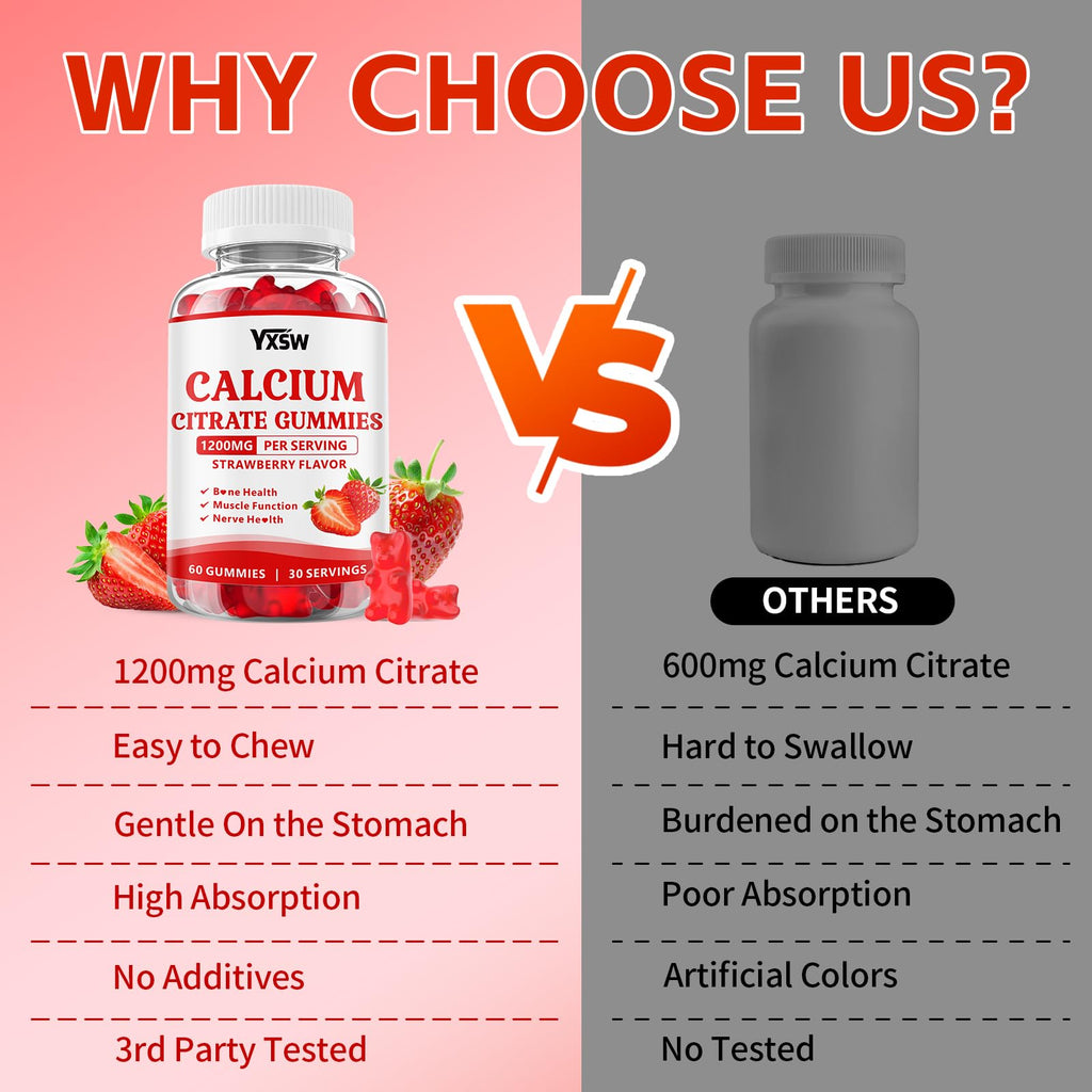 calcium gummies for strong bones