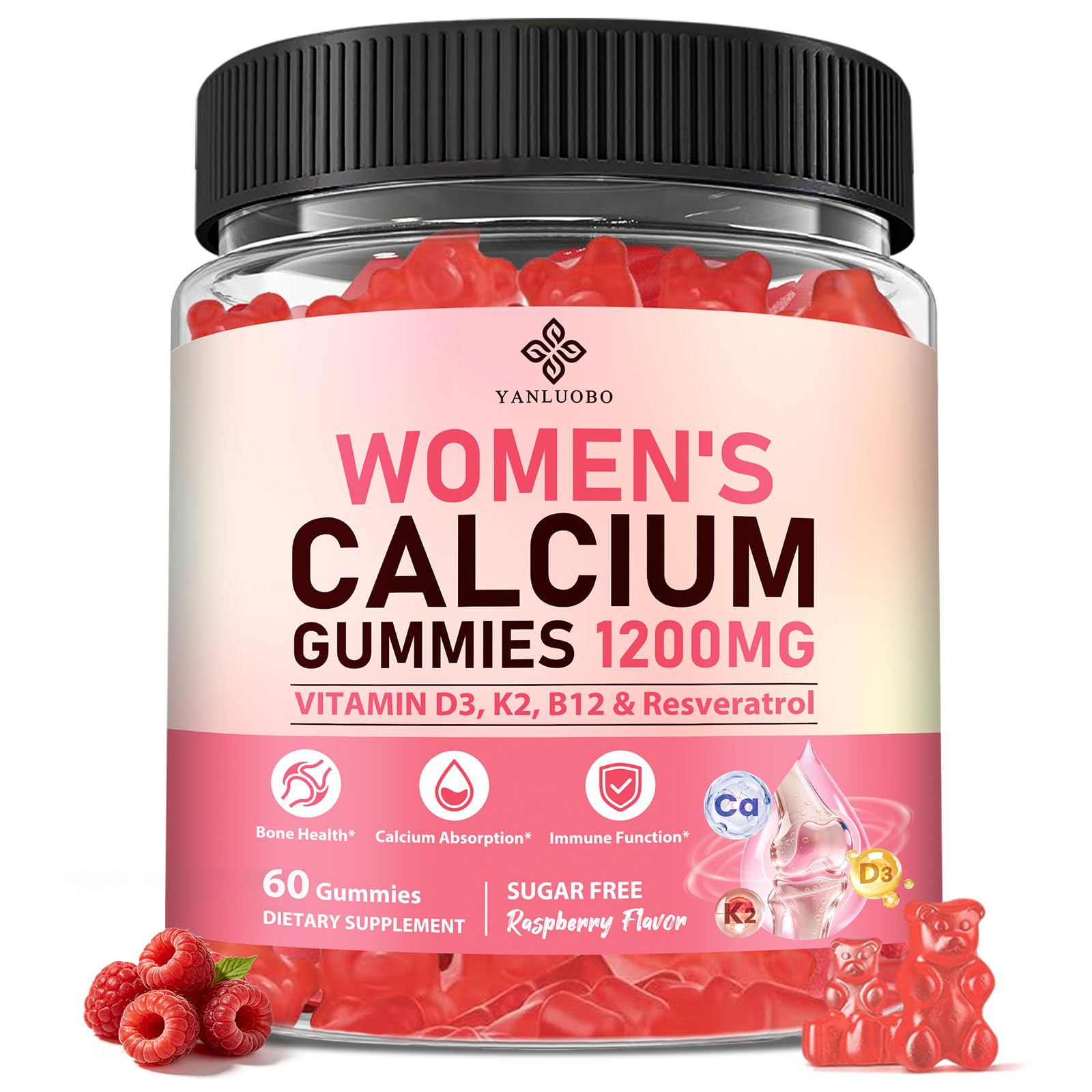 Calcium gummies for strong bones