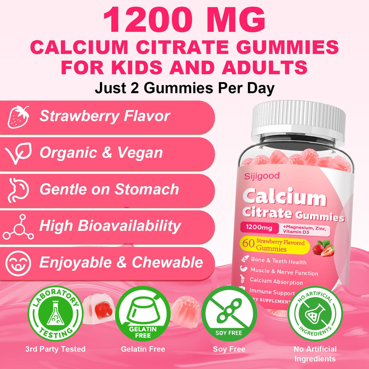 calcium gummies for strong bones