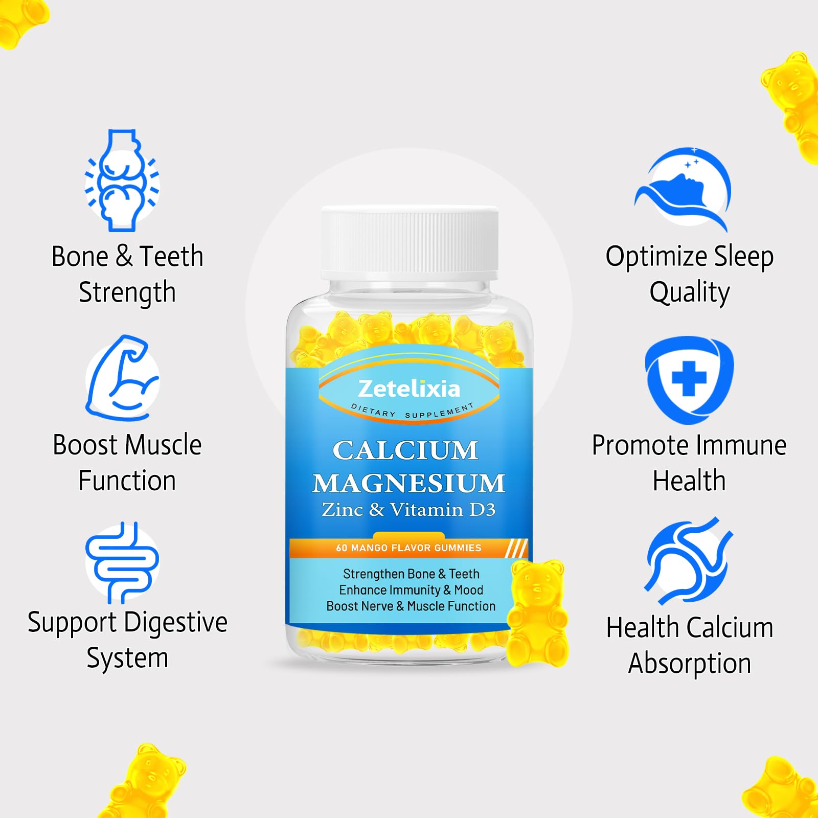 calcium gummies for strong bones