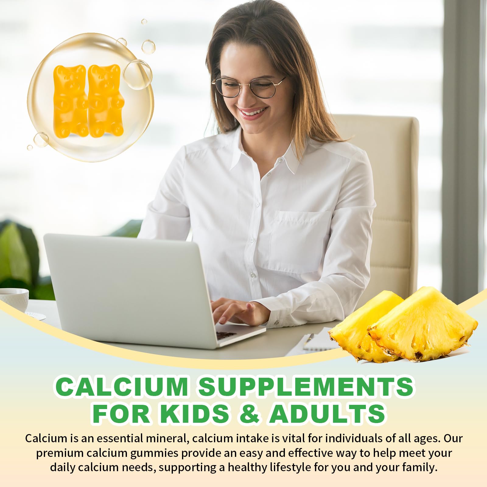 calcium gummies support bone density