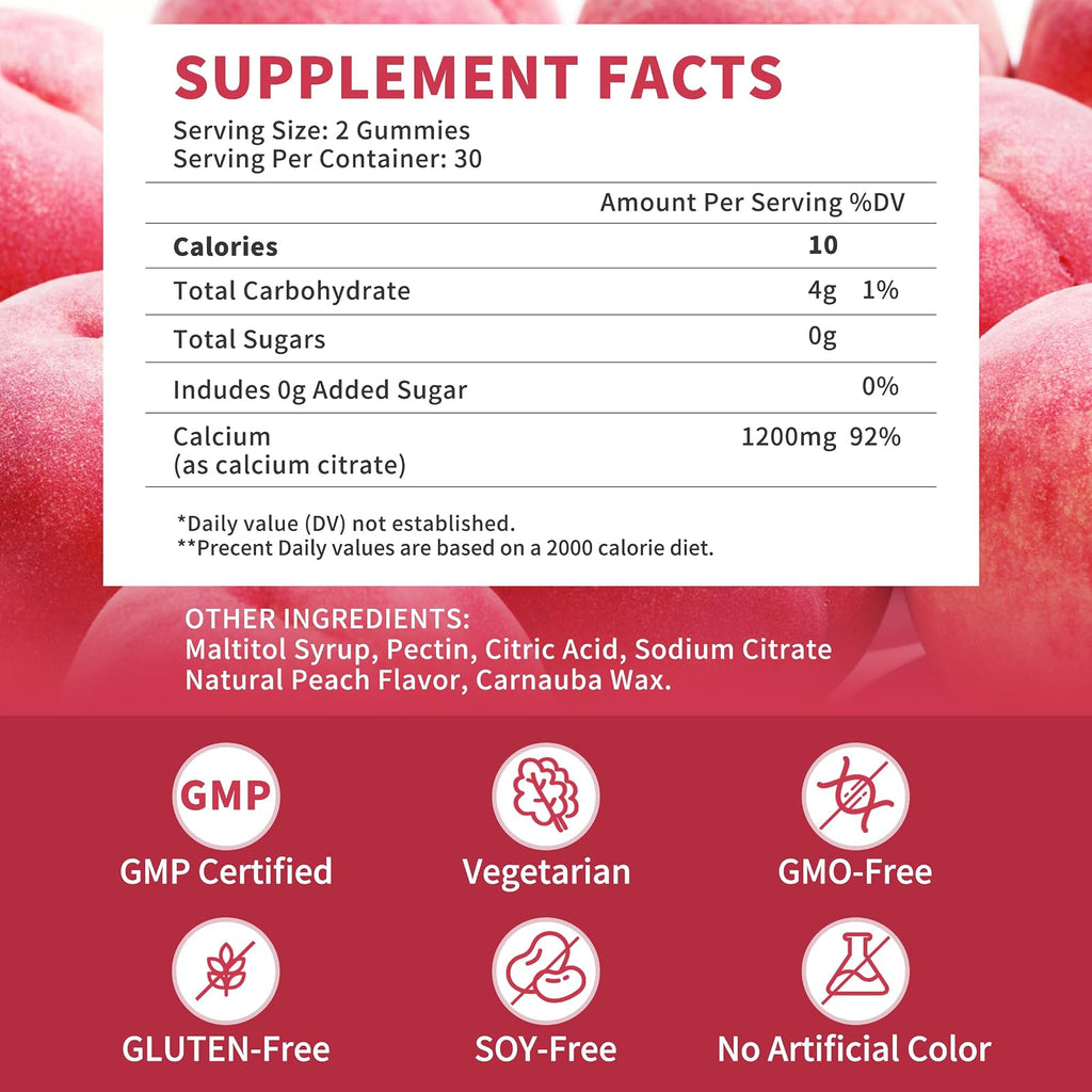 calcium gummies support muscle function