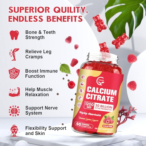 calcium gummies to support bone density