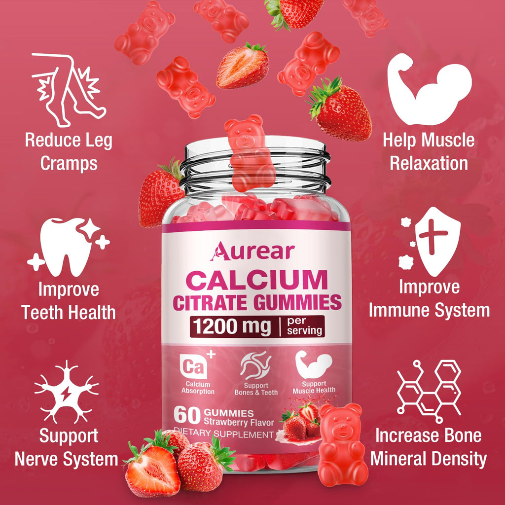 Calcium gummies to support strong teeth