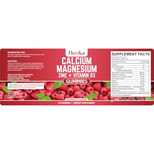 calcium gummies with added vitamins for energy