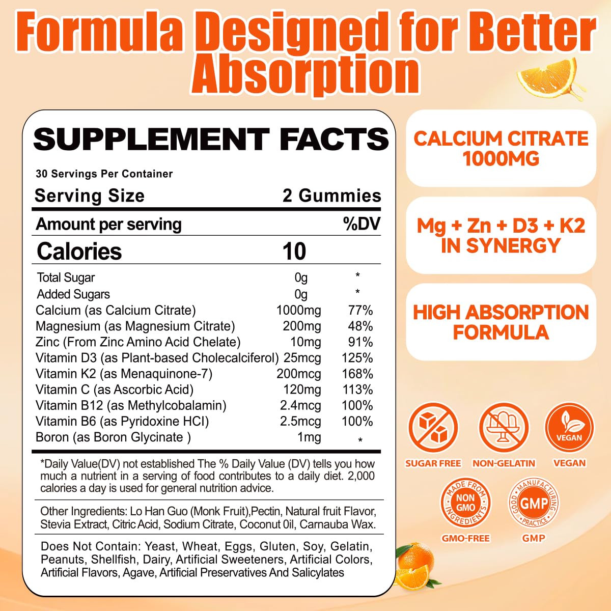 calcium gummies with B vitamins