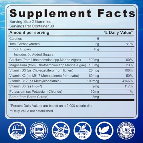 calcium gummies with K2 for heart health