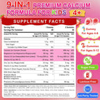 Calcium gummies with vitamin D3