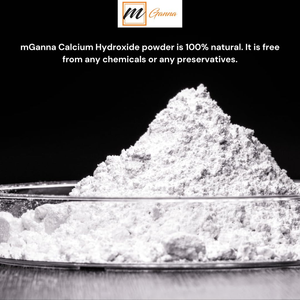 calcium hydroxide for pH balancing