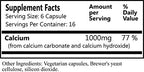 Calcium hydroxide supplement for strong bones