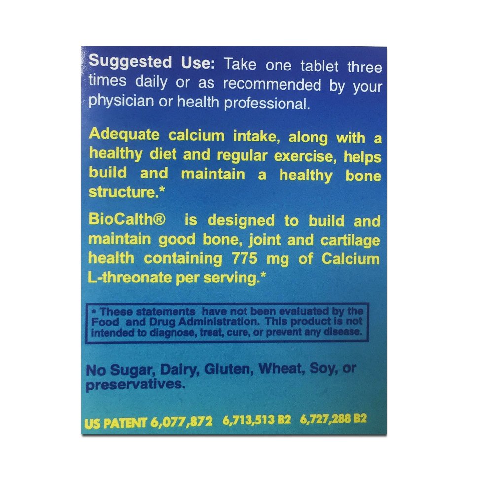 Calcium L-Threonate for better absorption