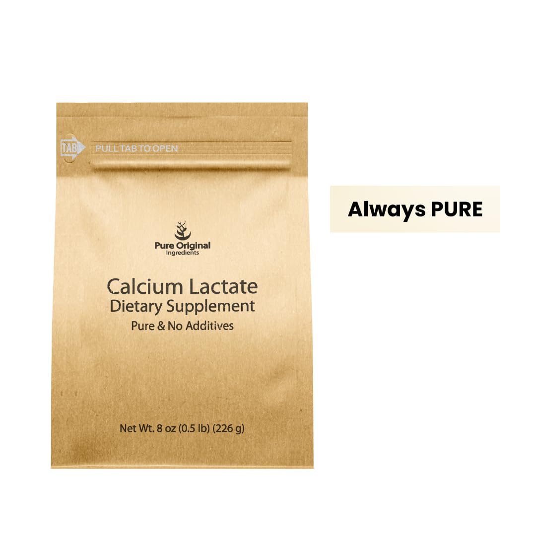 Calcium lactate for bone health