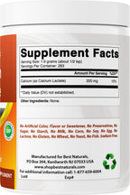 calcium lactate for healthy teeth and bones