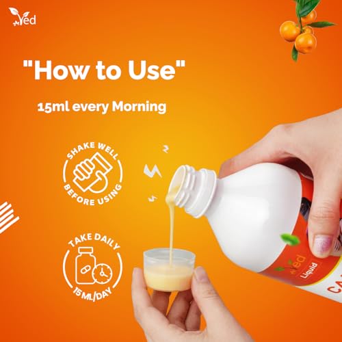 Calcium liquid for improved bone density