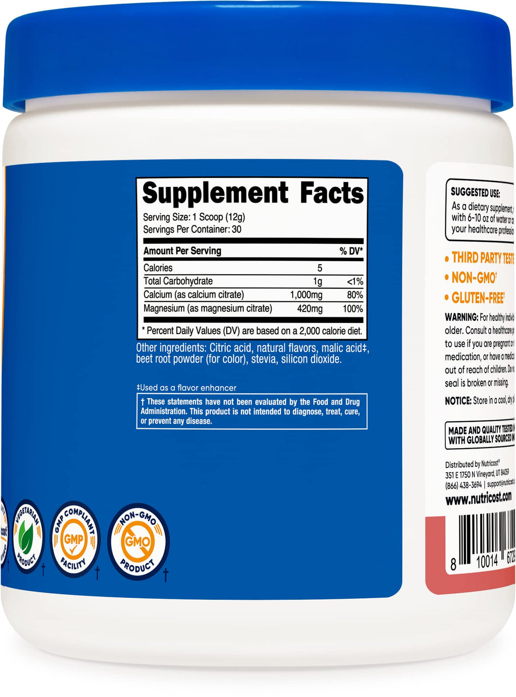 Calcium magnesium blend for daily nutrition