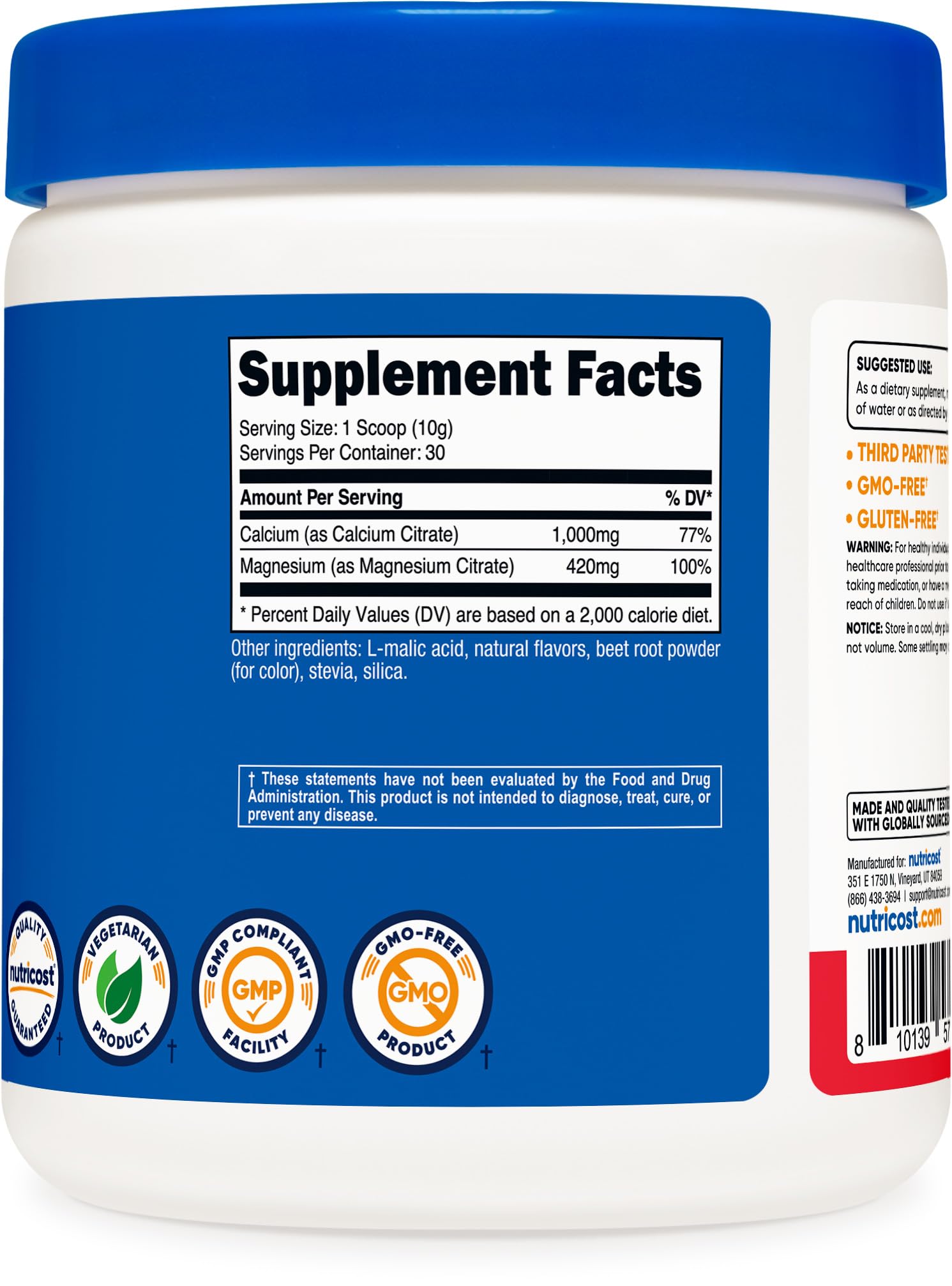 Calcium magnesium blend for healthy bones