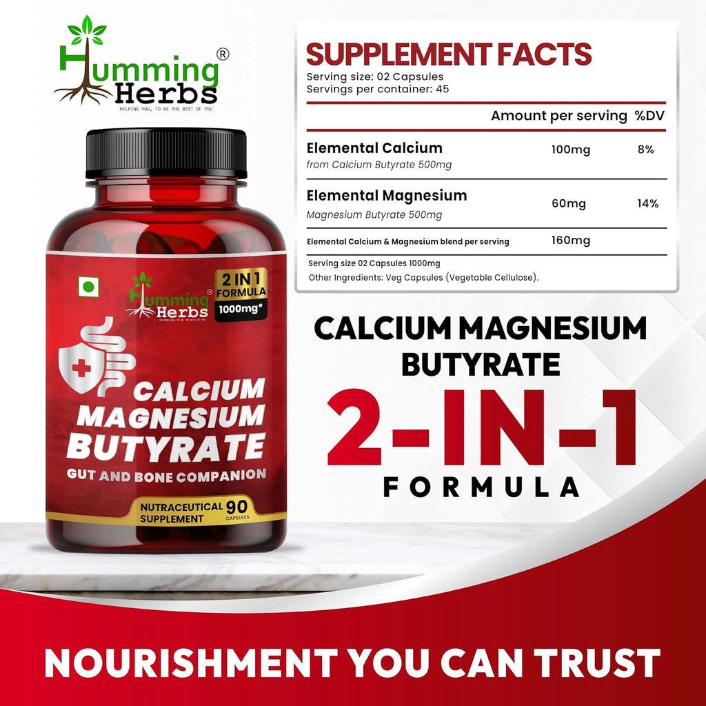 Calcium Magnesium Butyrate for bone health