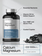 Calcium magnesium caplets for bone health