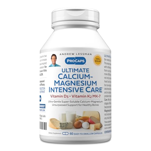 Calcium magnesium capsules for easy digestion