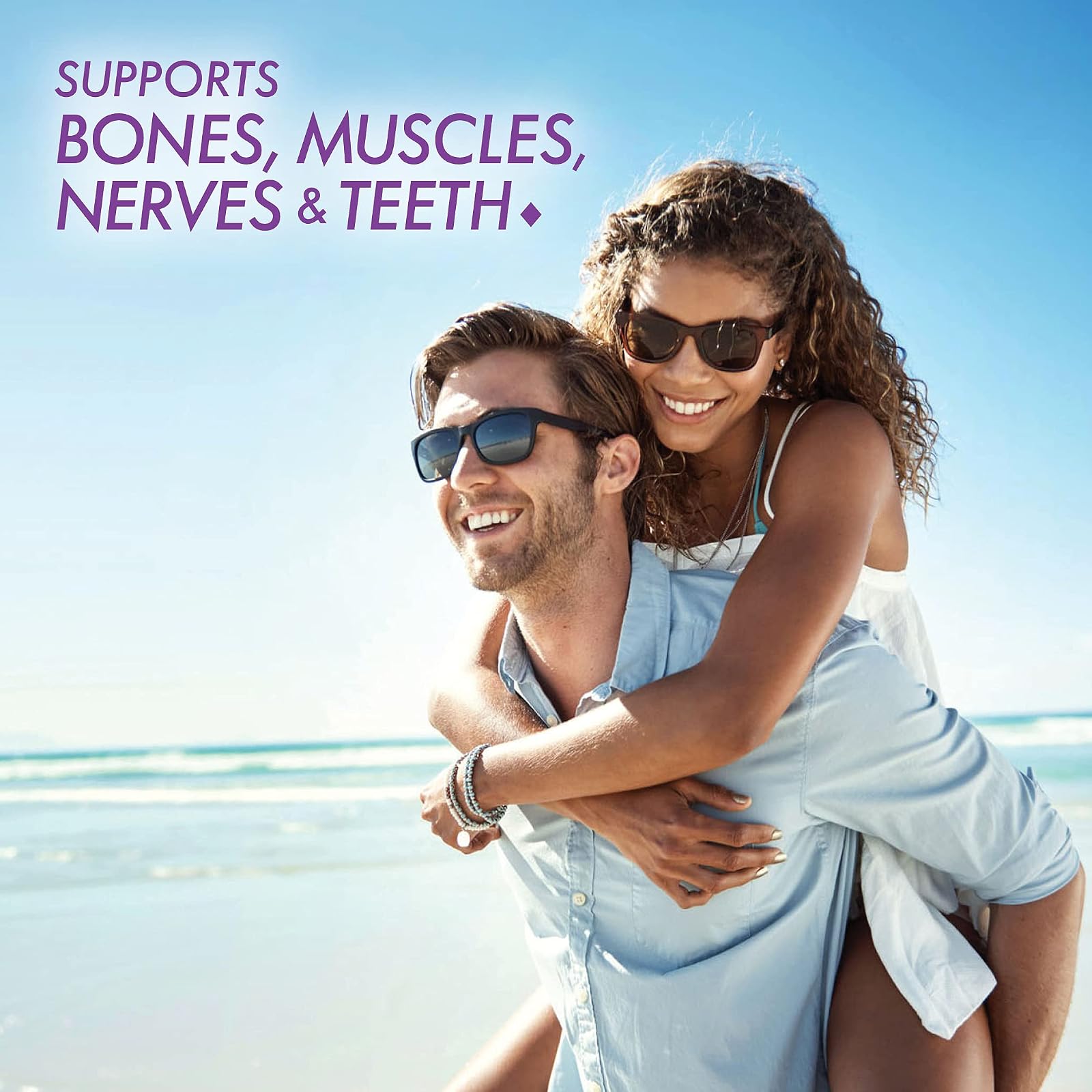 Calcium magnesium chelate for bone health
