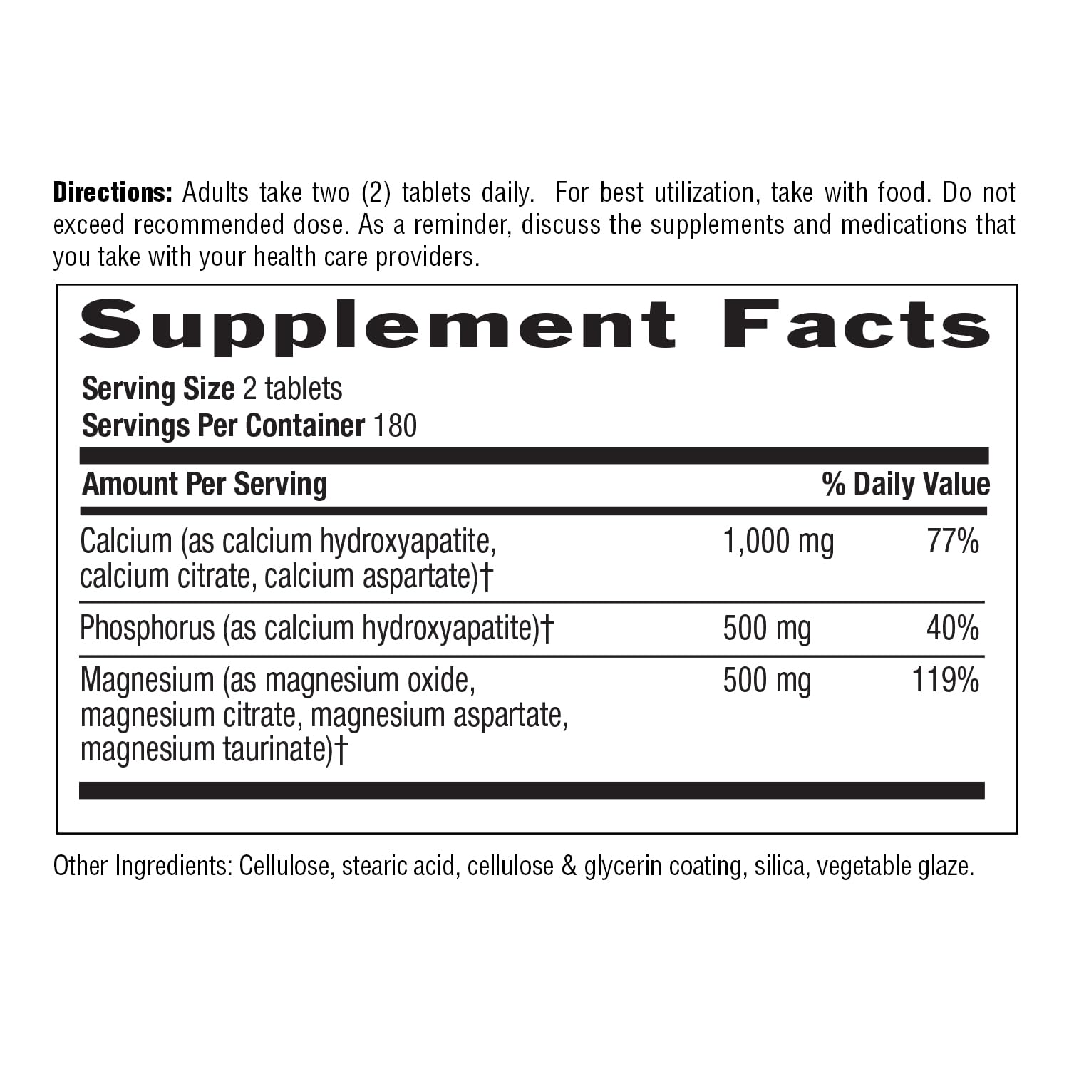 Calcium magnesium for healthy bones