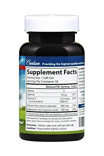Calcium magnesium gel for bone support