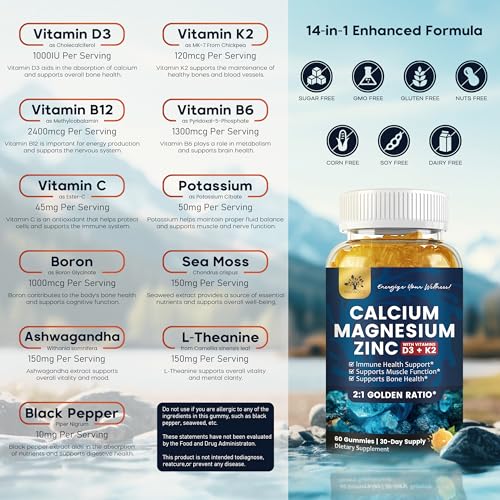 calcium magnesium gummies for better sleep