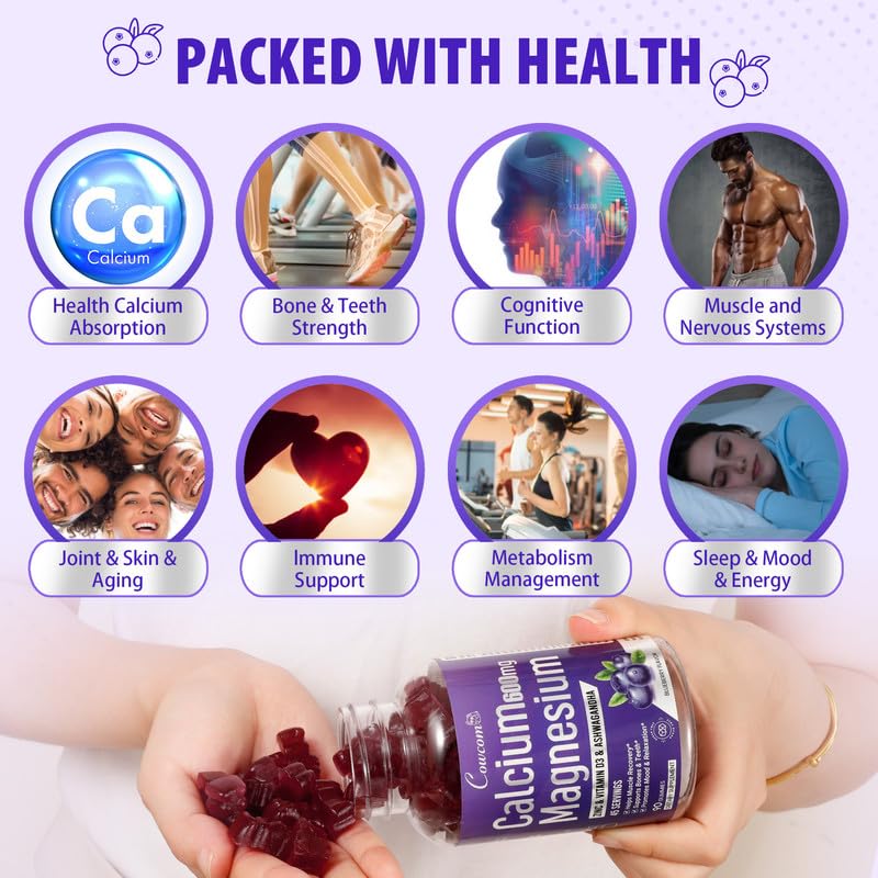 calcium magnesium gummies for muscle health