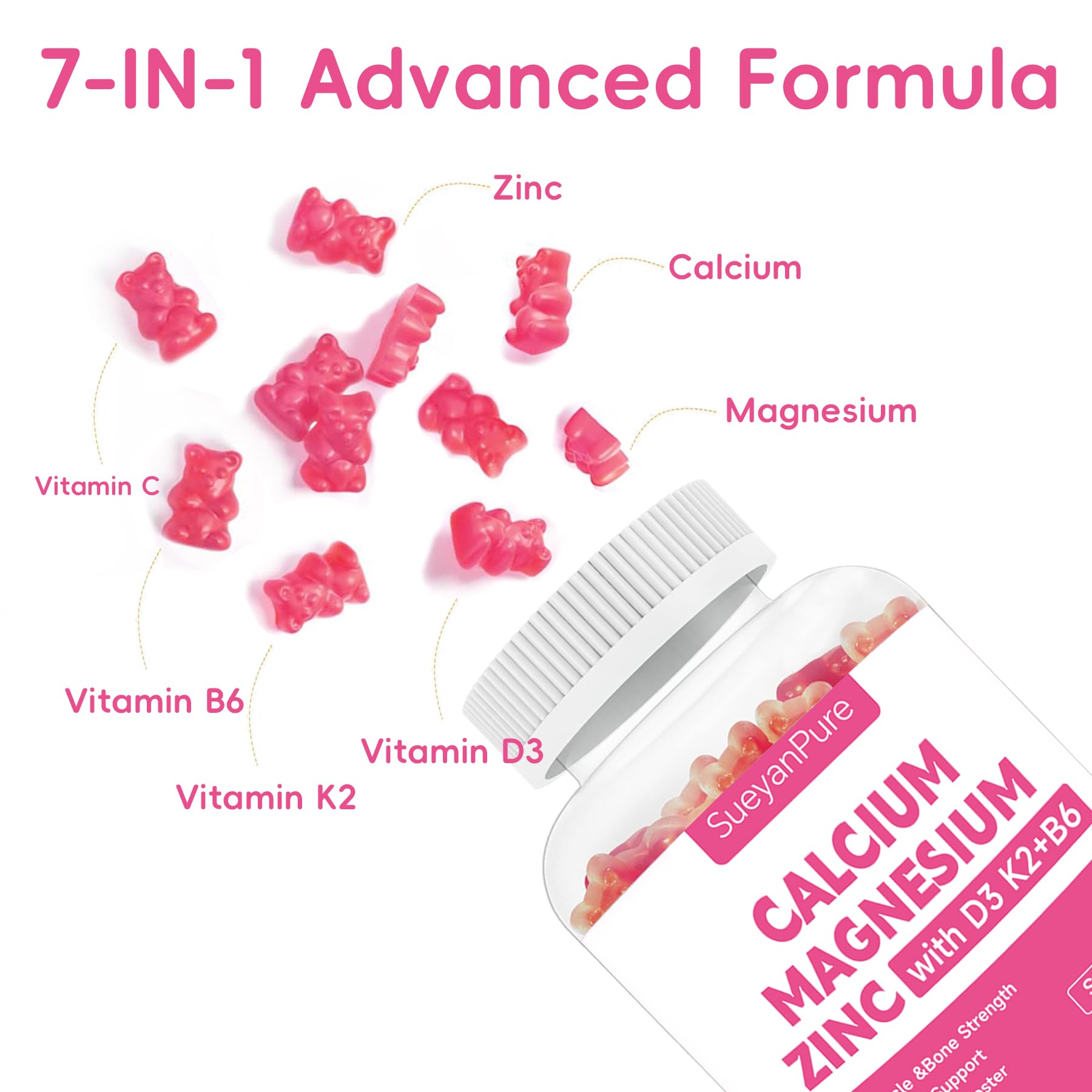 calcium magnesium gummies for muscle support