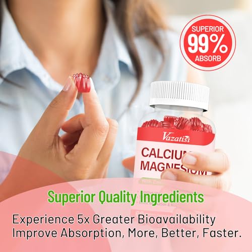 Calcium magnesium gummies for stress relief