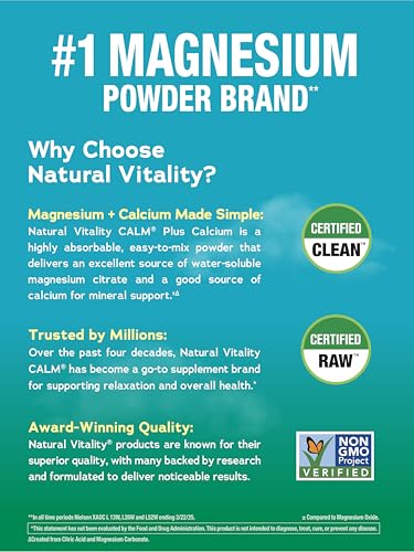 Calcium magnesium mix for relaxation