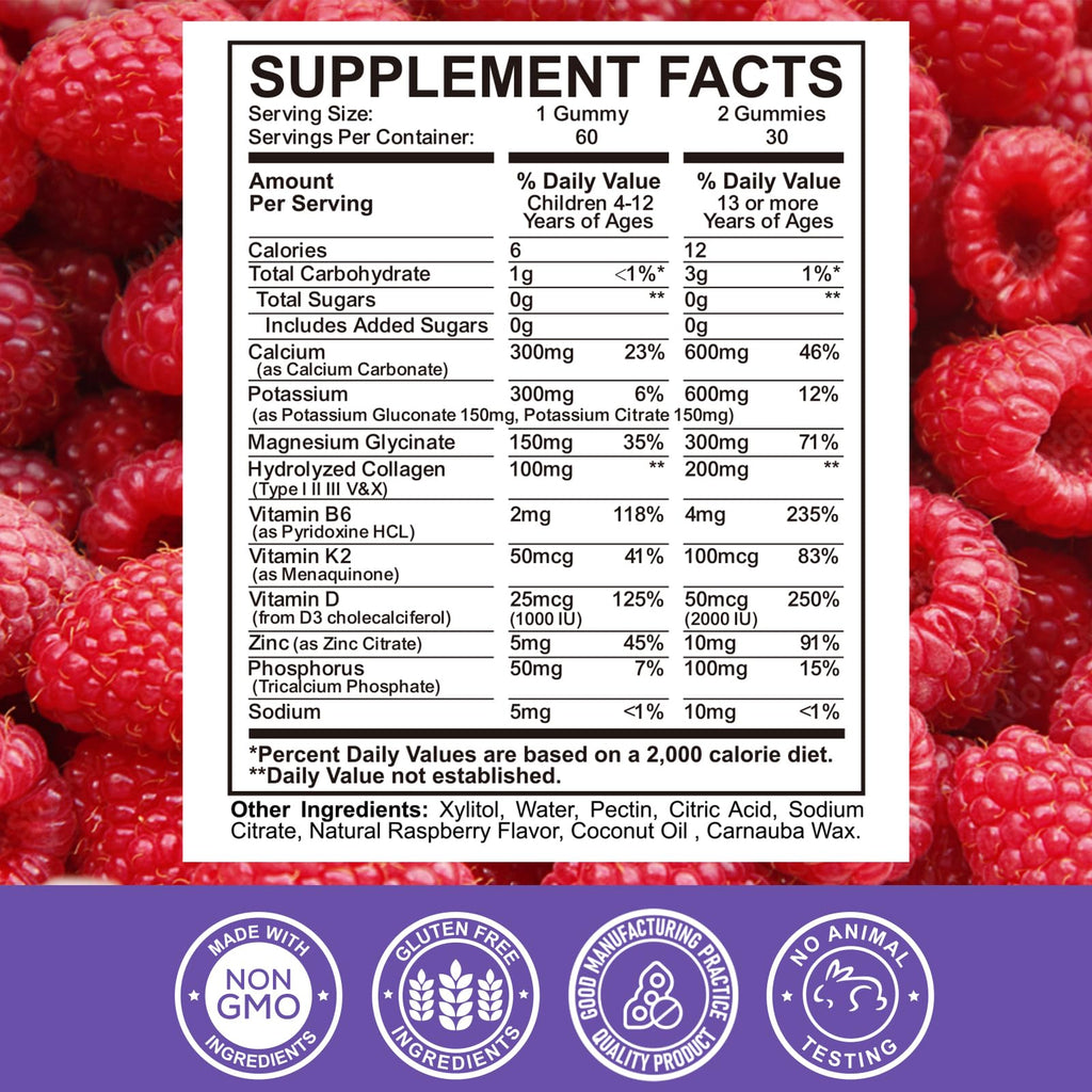 calcium magnesium potassium for healthy bones