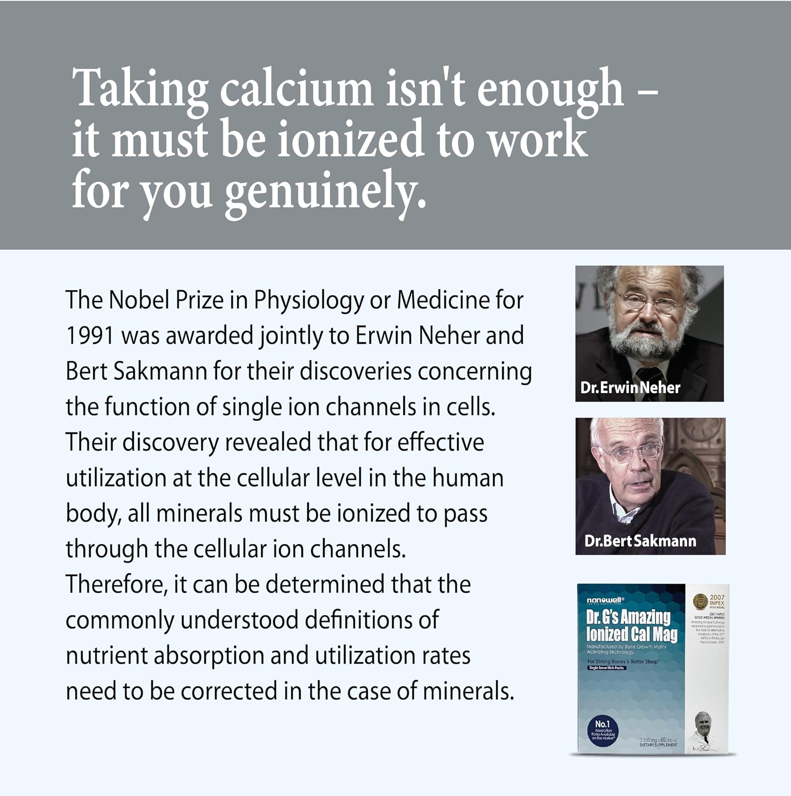 calcium magnesium powder for energy