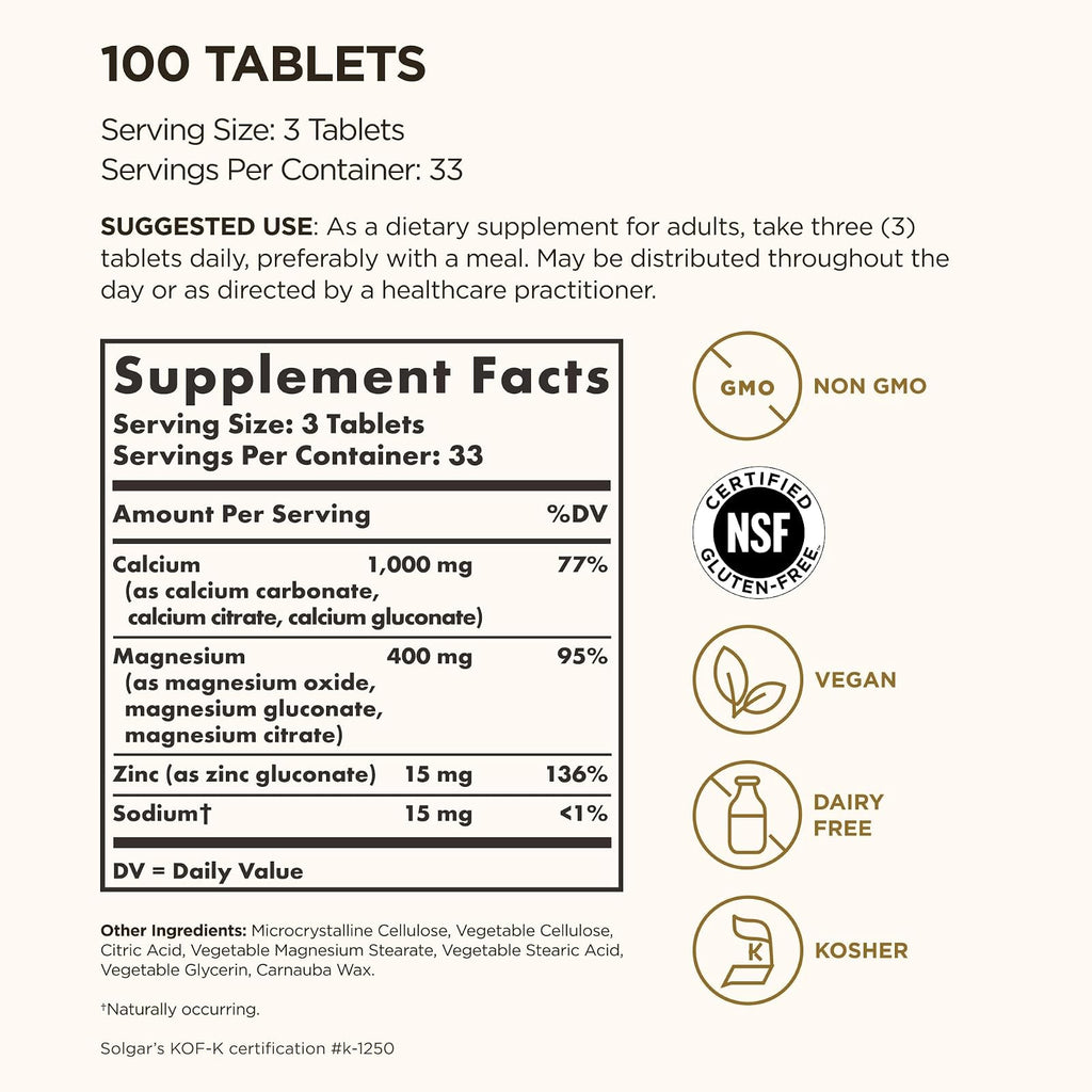 calcium magnesium supplement for strong bones