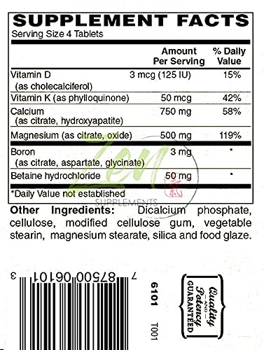 calcium magnesium tablets for wellness