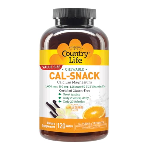 calcium magnesium wafers for strong bones