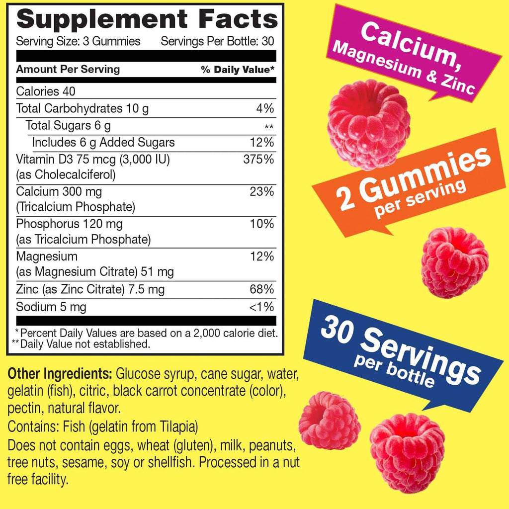 Calcium magnesium zinc for bone health