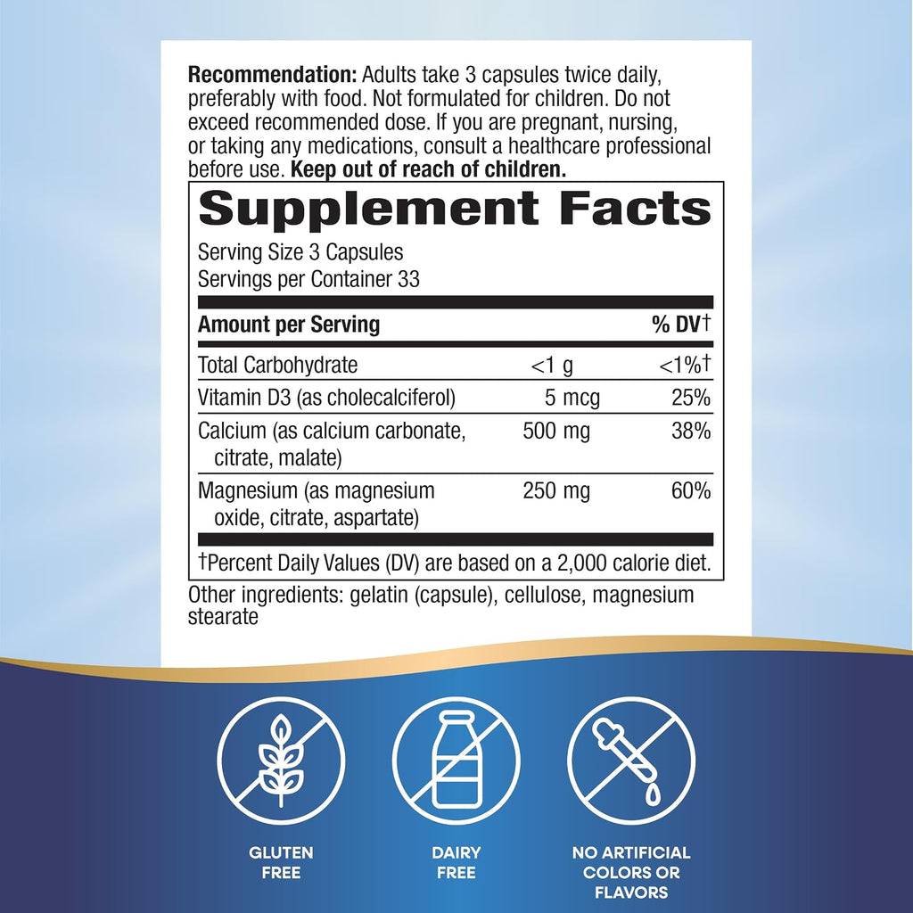 Calcium magnesium zinc for bone health