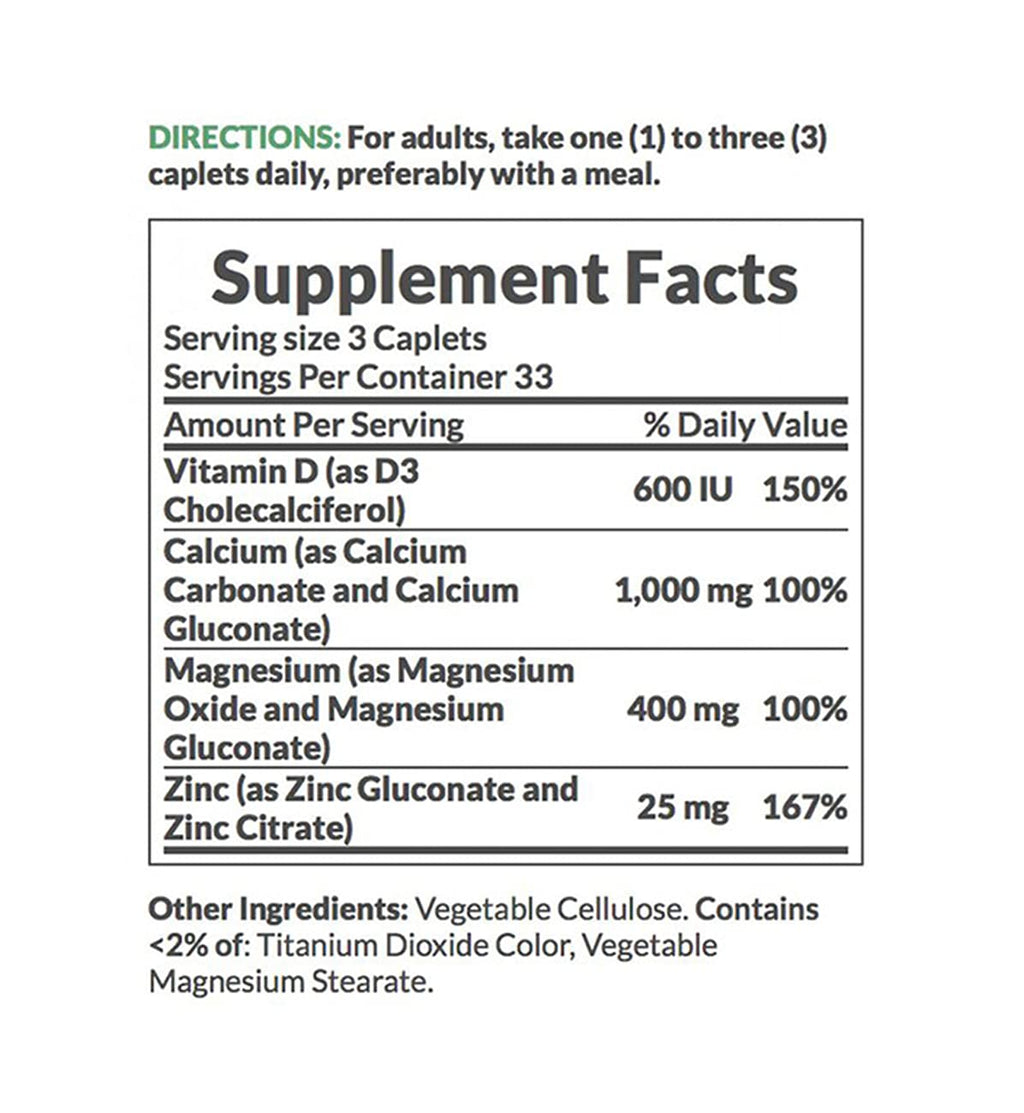 calcium magnesium zinc for bone health