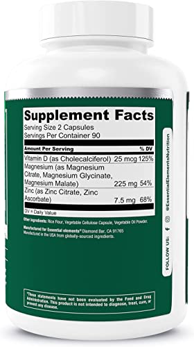 Calcium magnesium zinc for bone strength